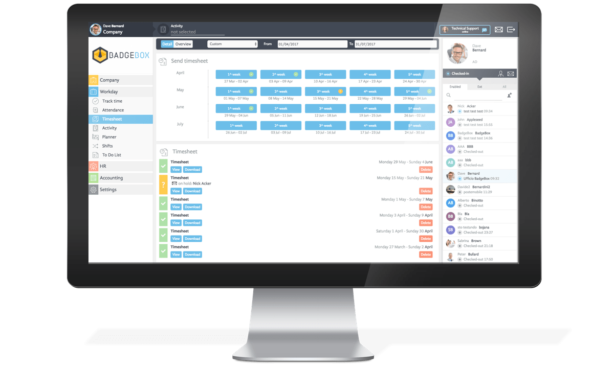 BadgeBox | Functionalities
